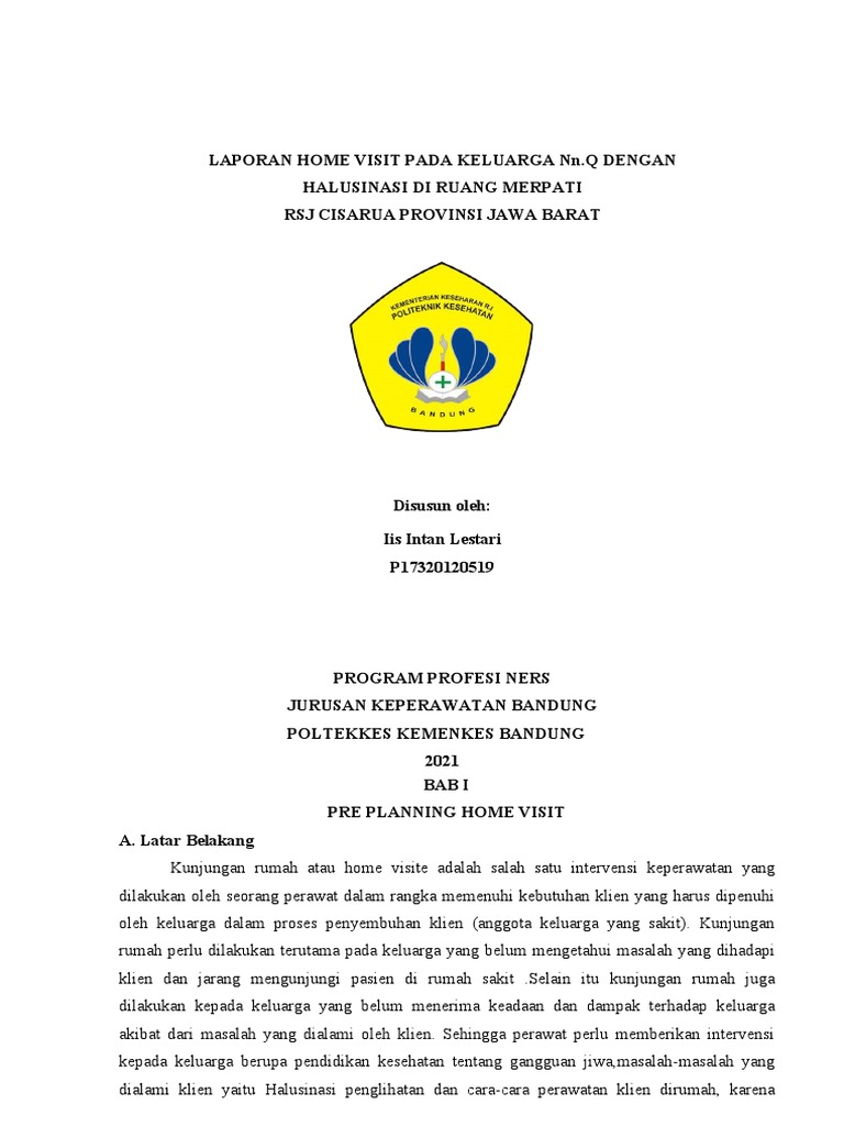 Laporan Home Visit | PDF