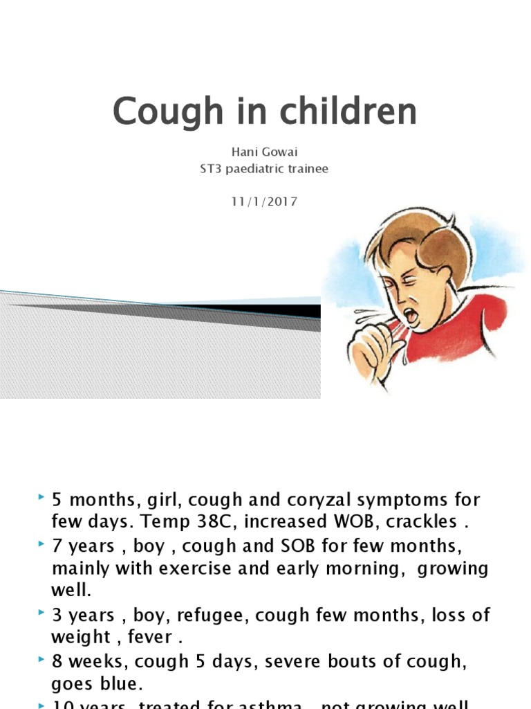Understanding Cough in Children | PDF | Cough | Asthma