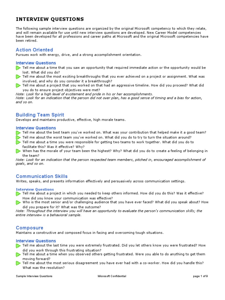 Microsoft_Interview_Questions | Goal | Performance Appraisal