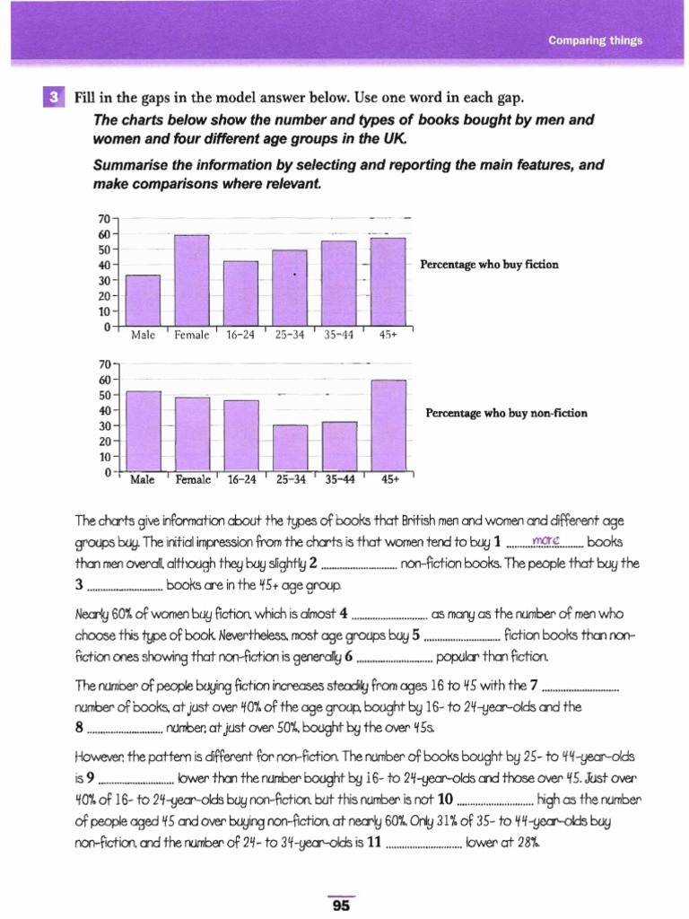 GRAMMAR IELTS Comparing Quantities Ex 3 and 4 | PDF