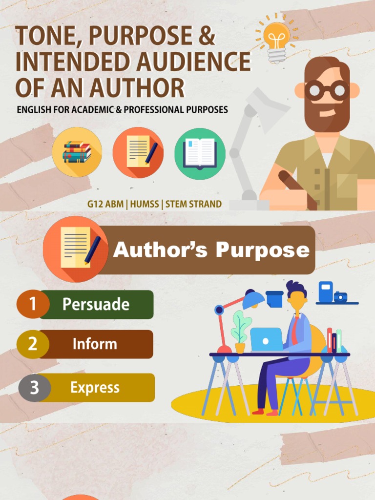 Eapp w3 Purpose & Intended Audience of An Author | PDF