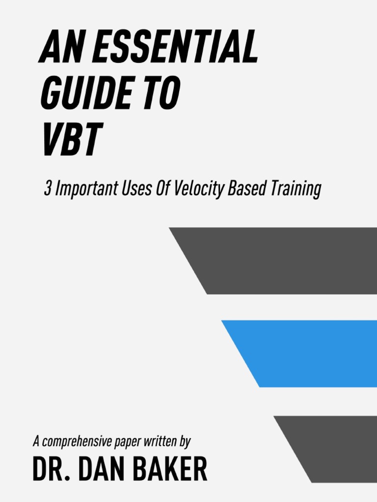 An Essential Guide To VBT | PDF | Weight Training | Strength Training