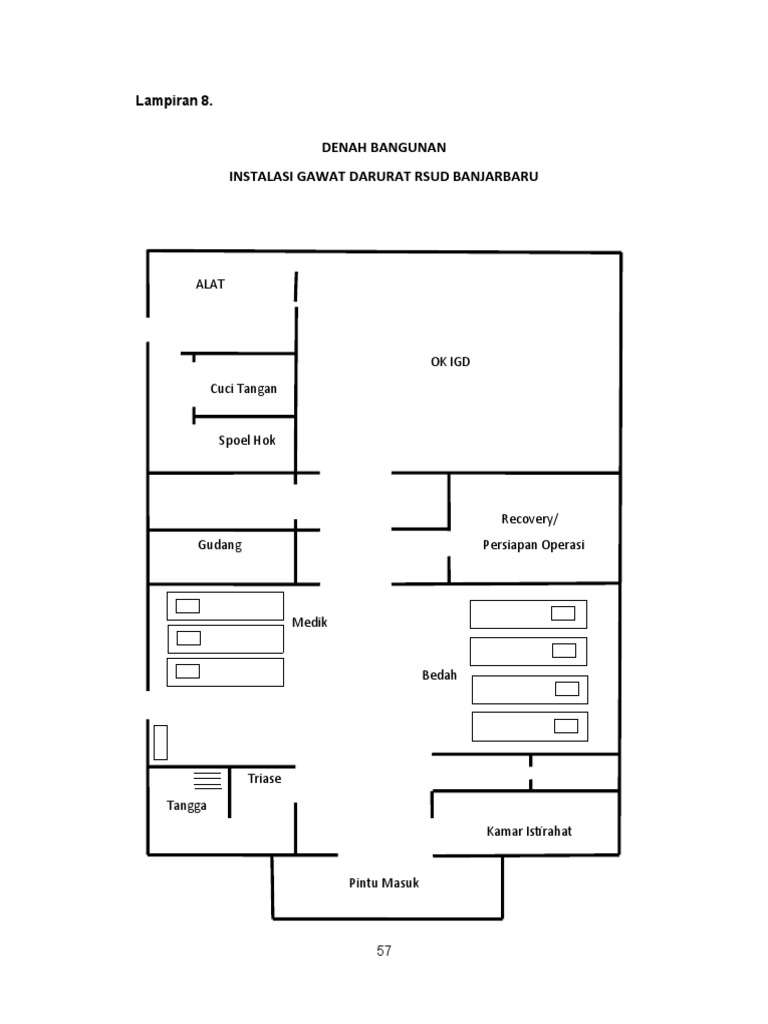 Denah Bangunan Igd | PDF