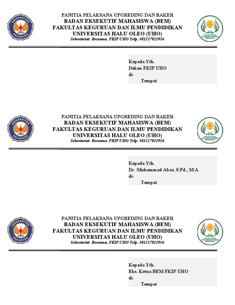 Raker BEM FKIP UHO 2023 | PDF