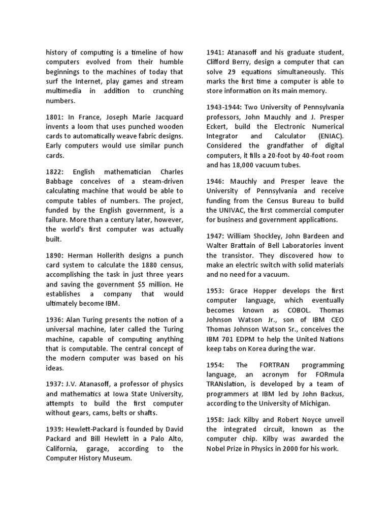 History of Comp-WPS Office | PDF | Personal Computers | Apple Inc.