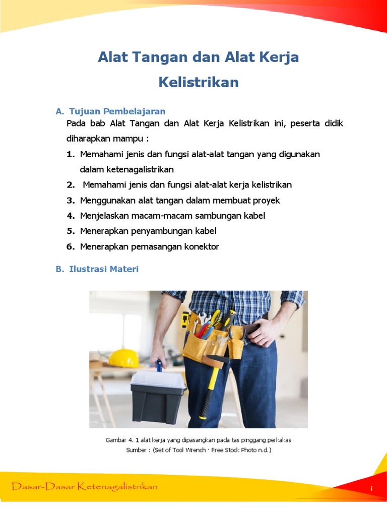 Panduan Alat Tangan Kelistrikan | PDF | Seni