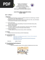 Media and Information Literacy Lesson Plan - Second Quarter | PDF ...