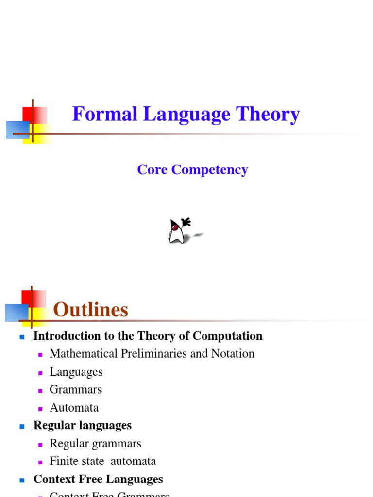 Formal Language Theory: Core Competency | PDF | Parsing | Theory Of ...
