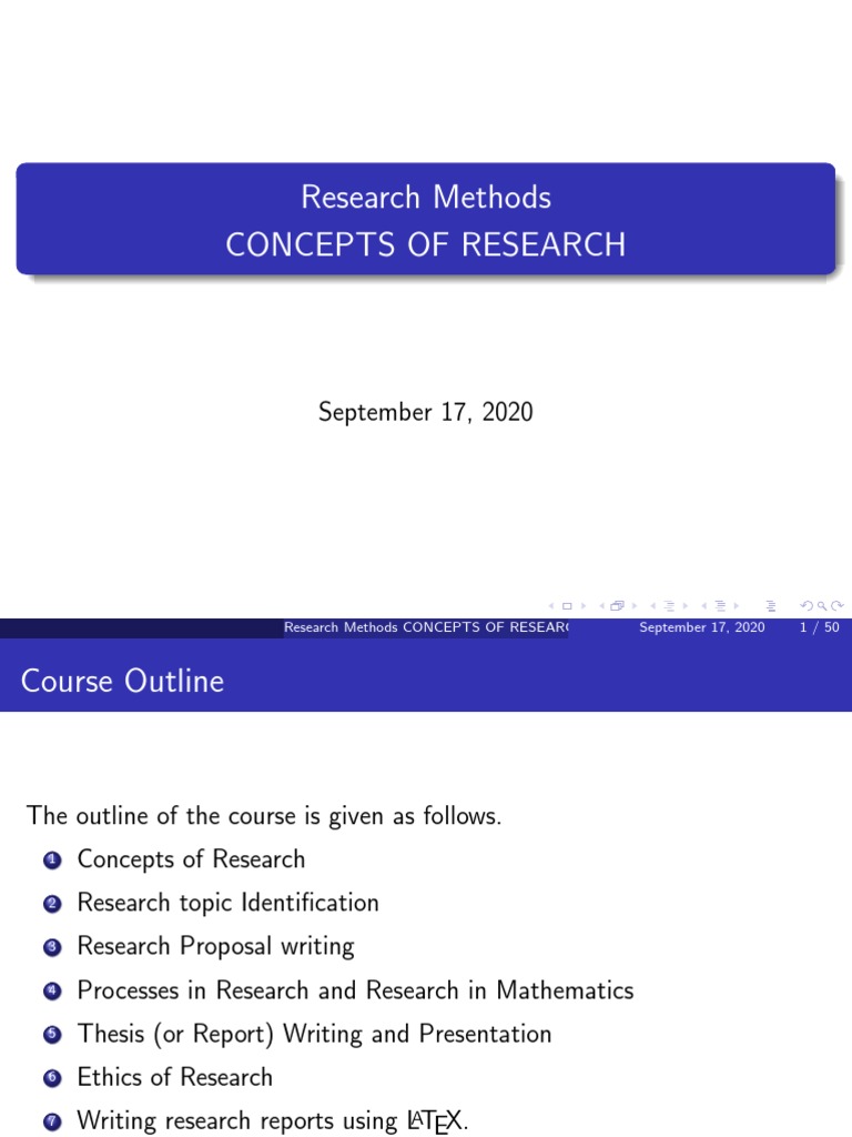 Understanding Research Methods: An Overview of Key Concepts and Sources ...