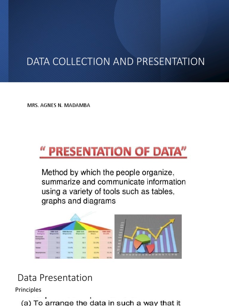 Data Collection and Presentation | PDF