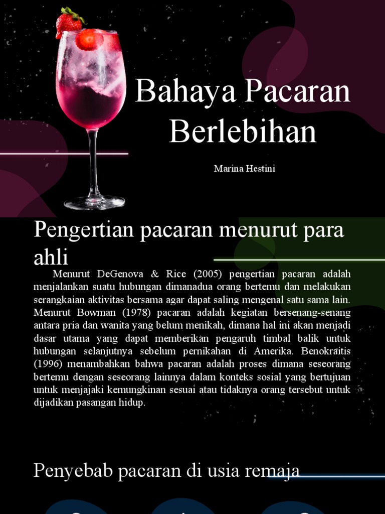 Bahaya Pacaran Berlebihan | PDF