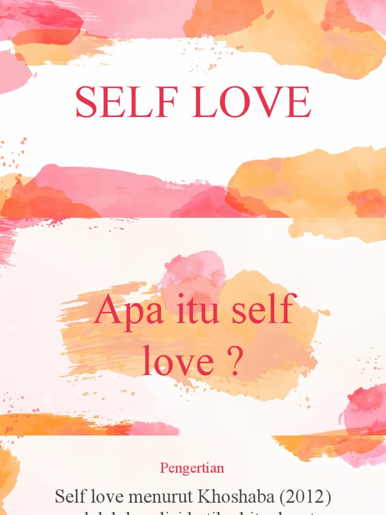 Manfaat dan Cara Menerapkan Self Love | PDF | Karier & Perkembangan