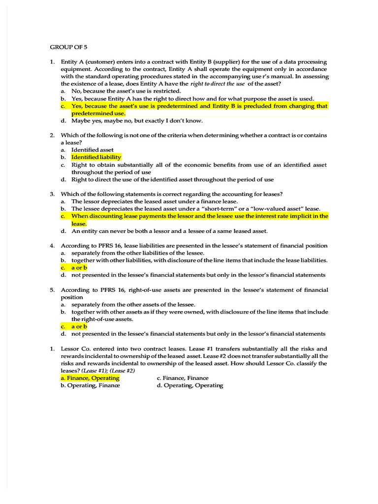 Lease Accounting and Classification Guide | PDF | Lease | Business