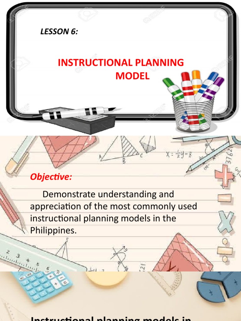 Lesson 6:: Instructional Planning Model | PDF | Career & Growth | Art