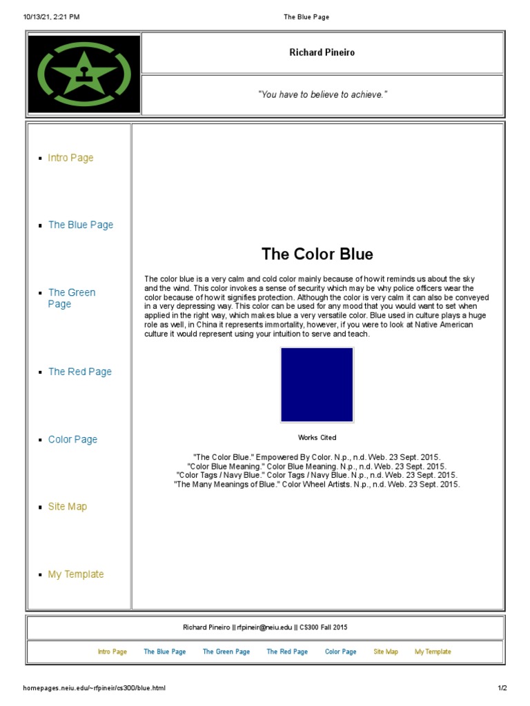 The Blue Page | PDF | Image Processing | Qualia