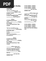 LADY GAGA SHALLOW Song ESL IELTS Worksheet | PDF | Lady Gaga