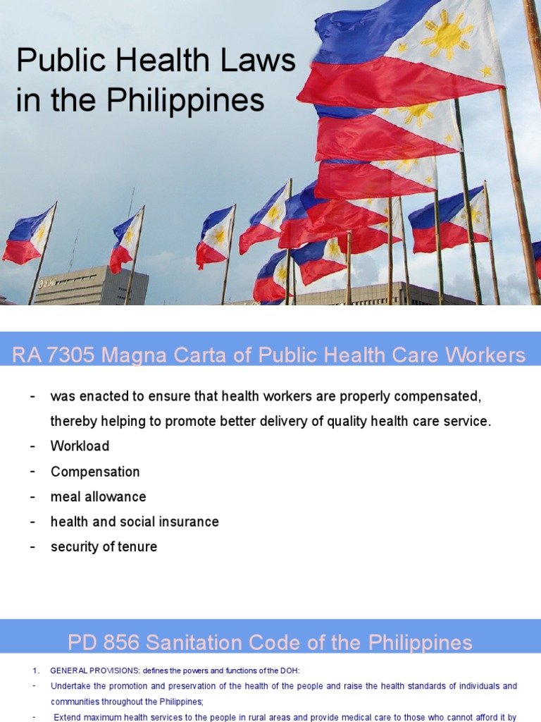 Public Health Laws in the Philippines: A Summary | PDF | Health Care ...