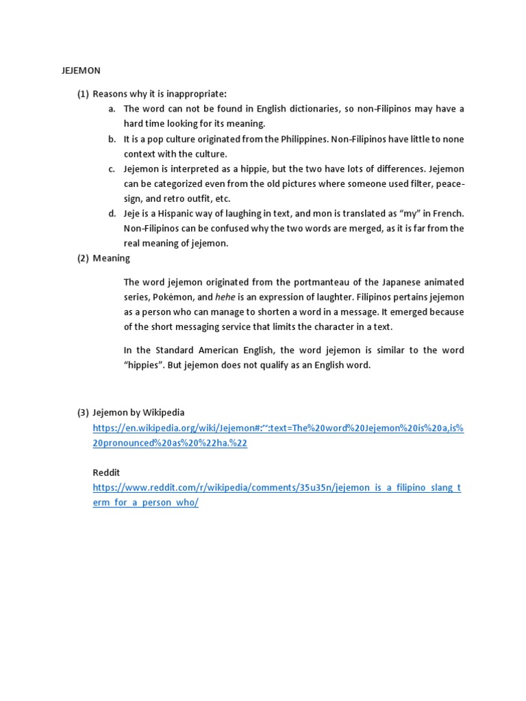 Understanding Jejemon and Office Mates | PDF | Lexicology | Communication