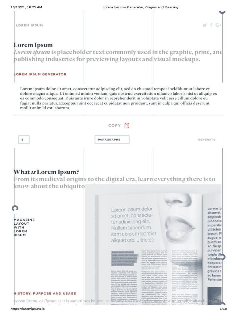 Lorem Ipsum: Lorem Ipsum Is Placeholder Text Commonly Used in The ...