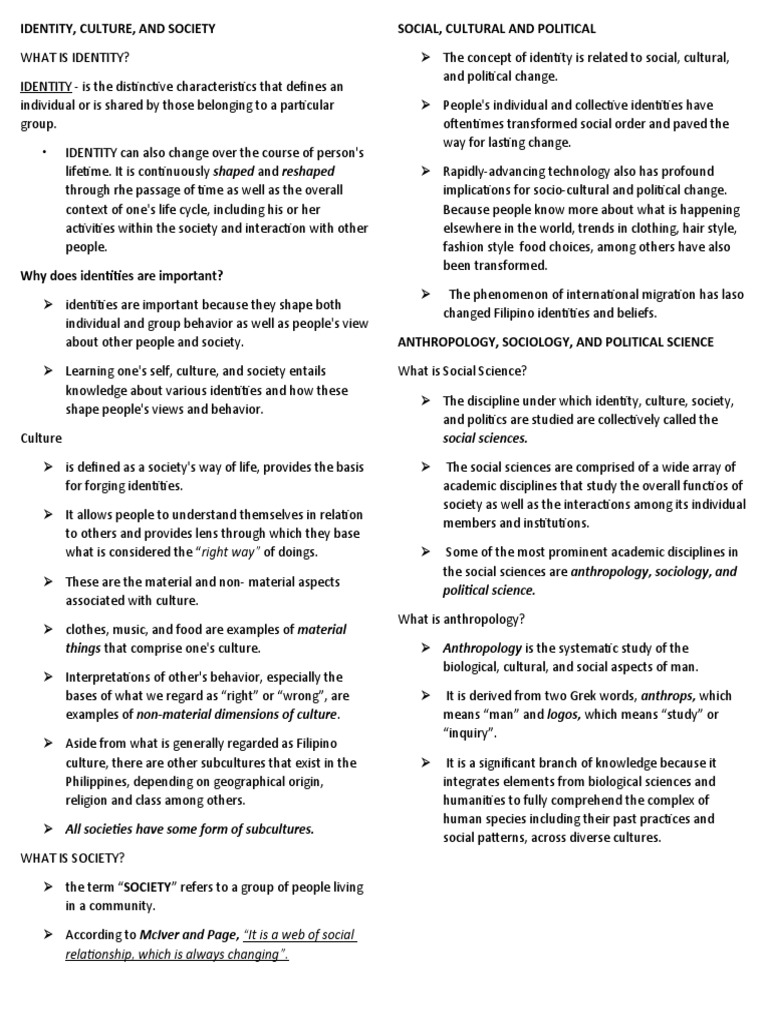 UCSP Chapter 1-5 Reviewer | PDF | Socialization | Deviance (Sociology)