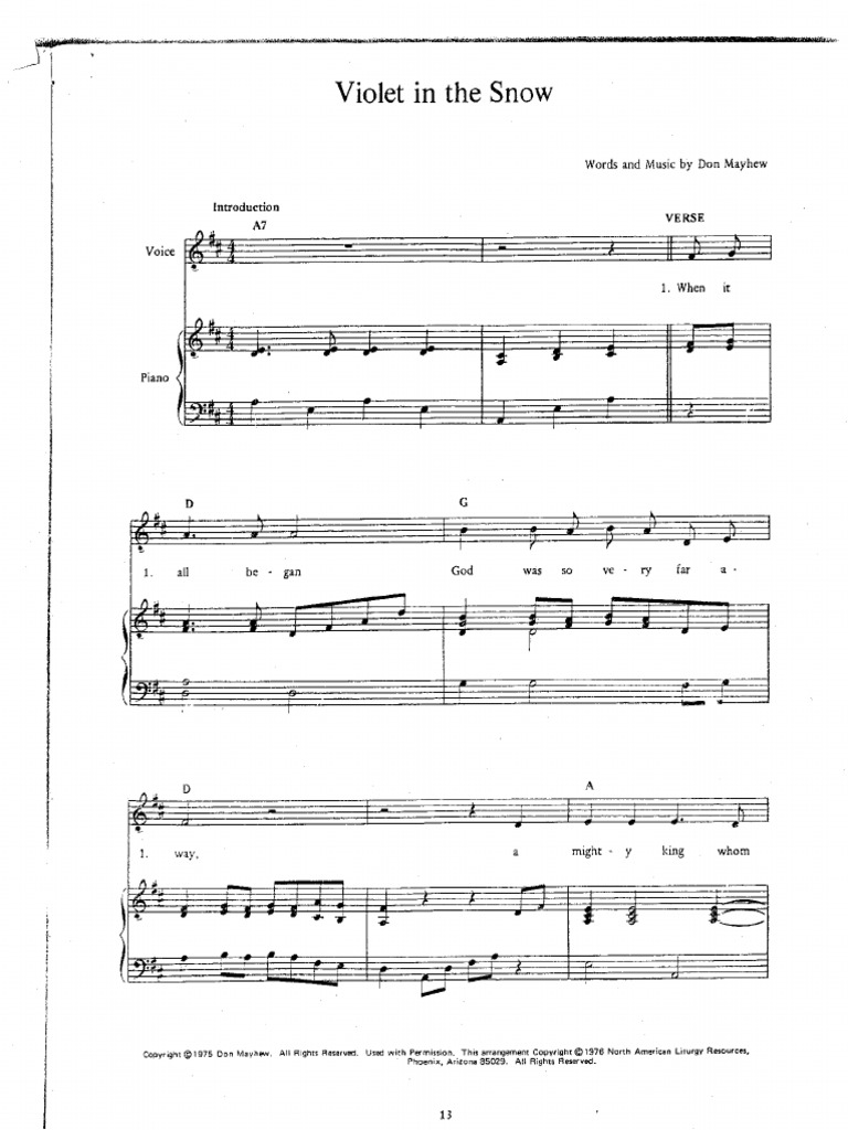 Violet in The Snow | PDF