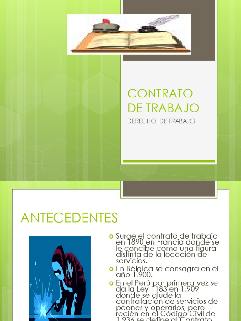 Tema 6 Contrato de Trabajo Clase | PDF | Derecho laboral | Economias