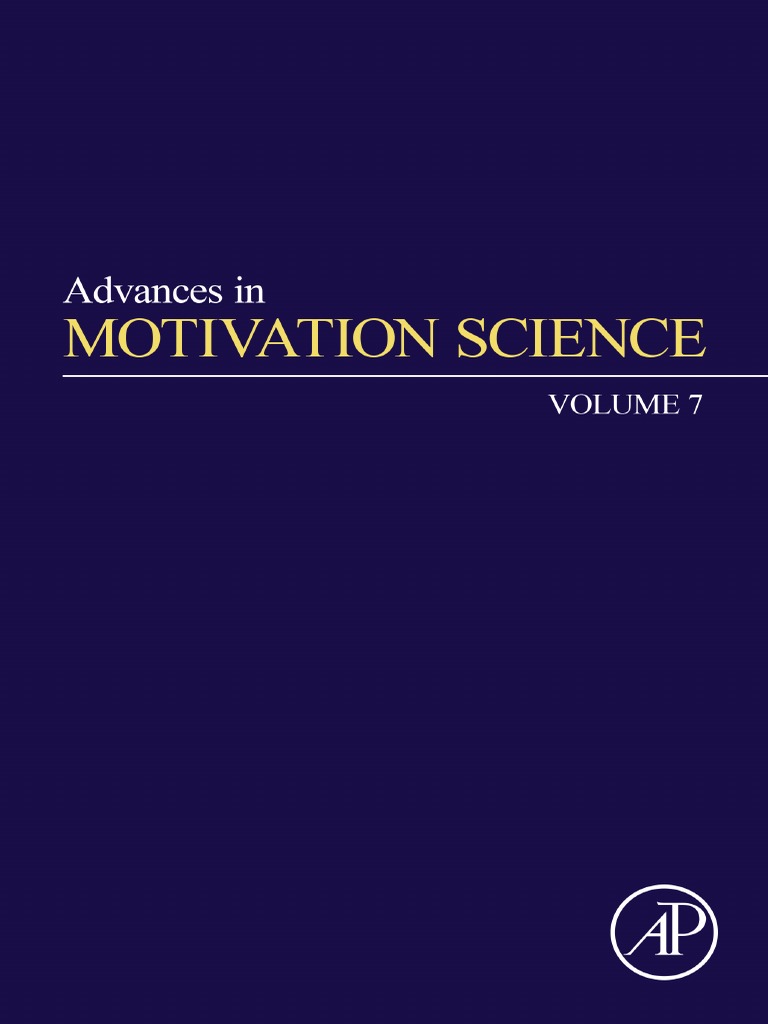 Elliot (2020) - Advances in Motivation Science | PDF | Motivational ...