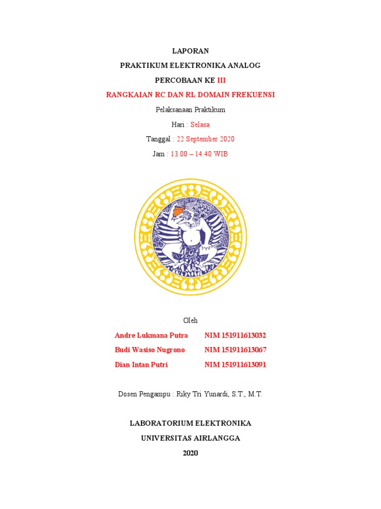 Draf Laporan Praktikum Bab 3 | PDF