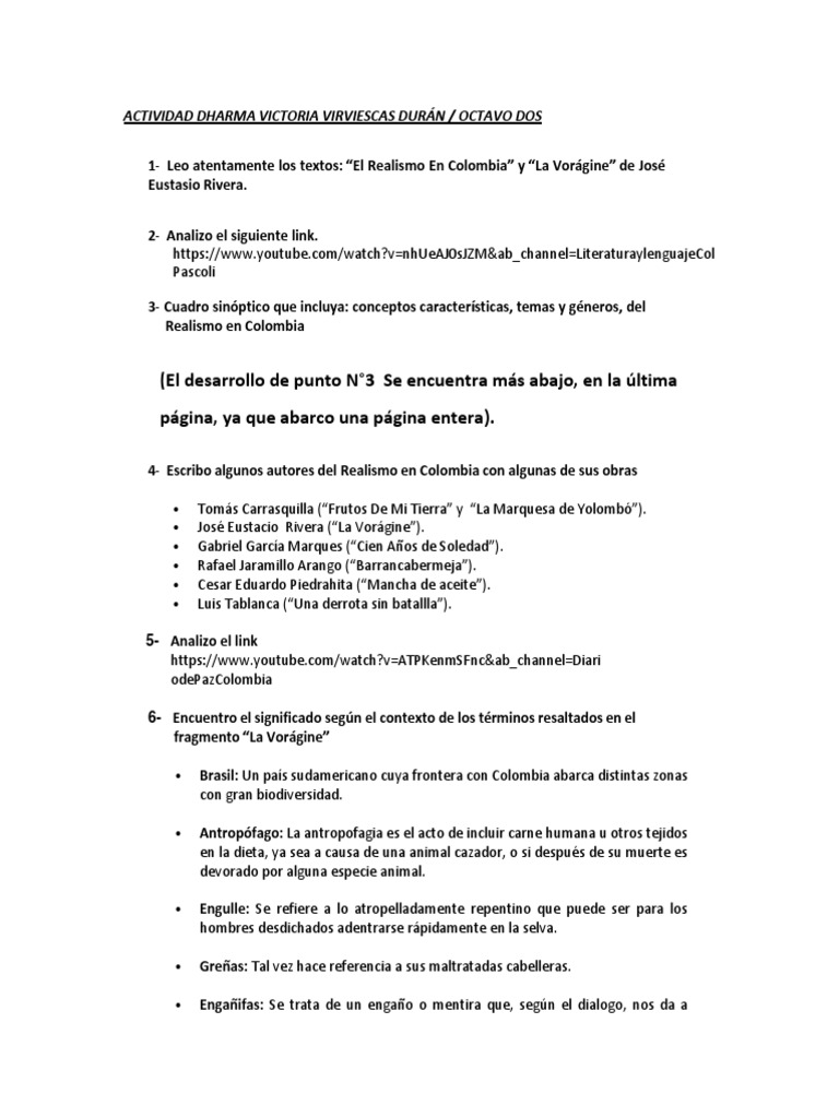 Realismo en Colombia | PDF | Realismo literario