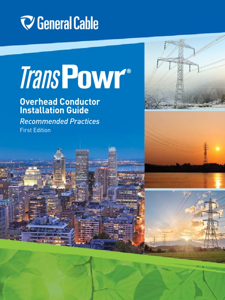 Overhead Conductor Installation Guide: Recommended Practices | PDF ...