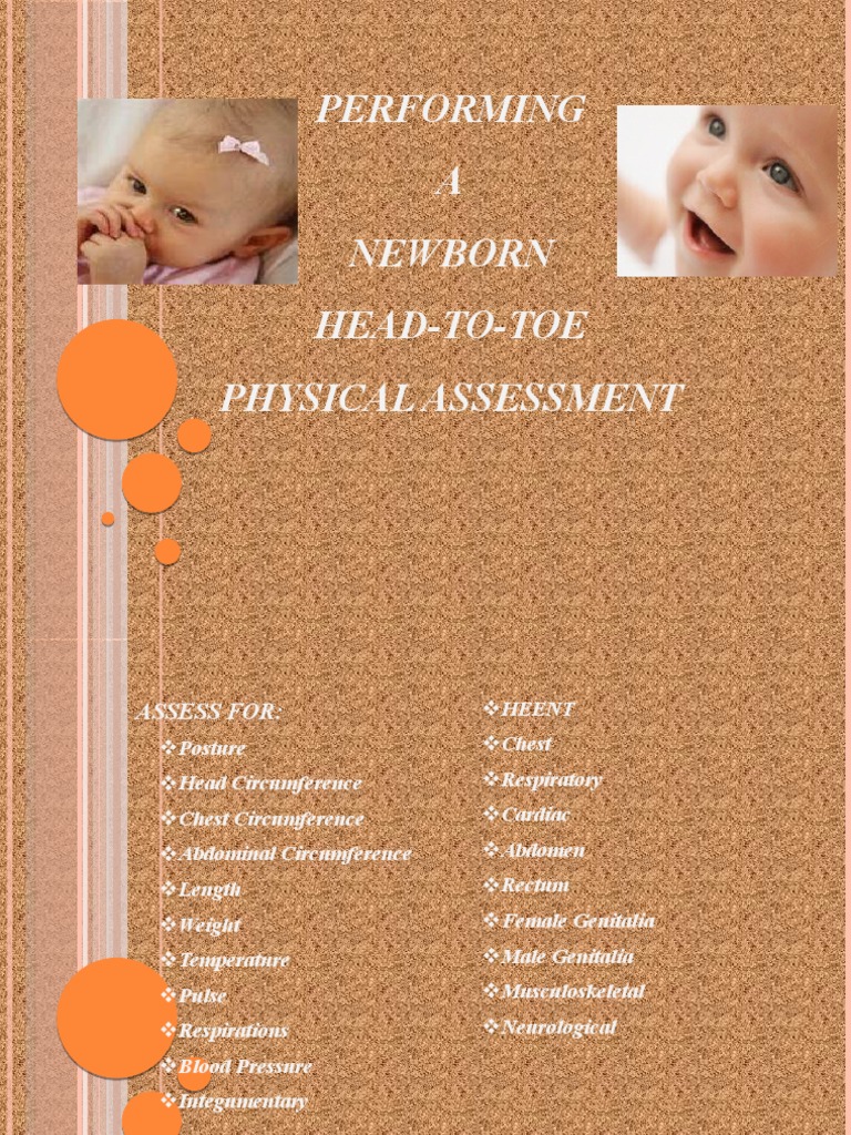 Health Assessment Powerpoint (Assessing Newborn and Infant) | PDF ...