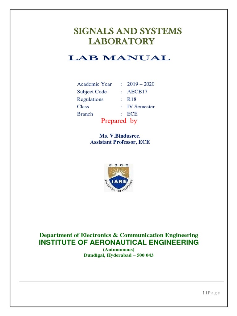 Sslab Manual | PDF | Matlab | Matrix (Mathematics)