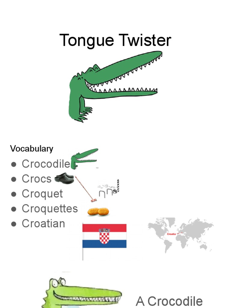 Tongue Twister - Crocodile | PDF