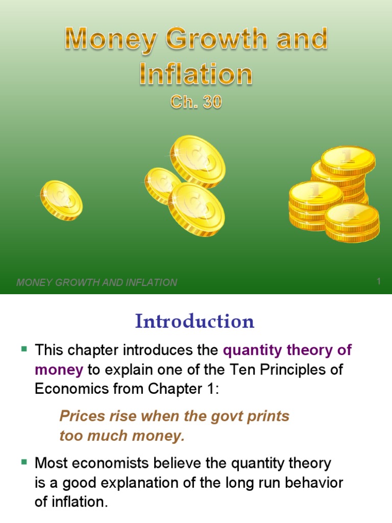 Money Growth and Inflation | PDF | Inflation | Money Supply