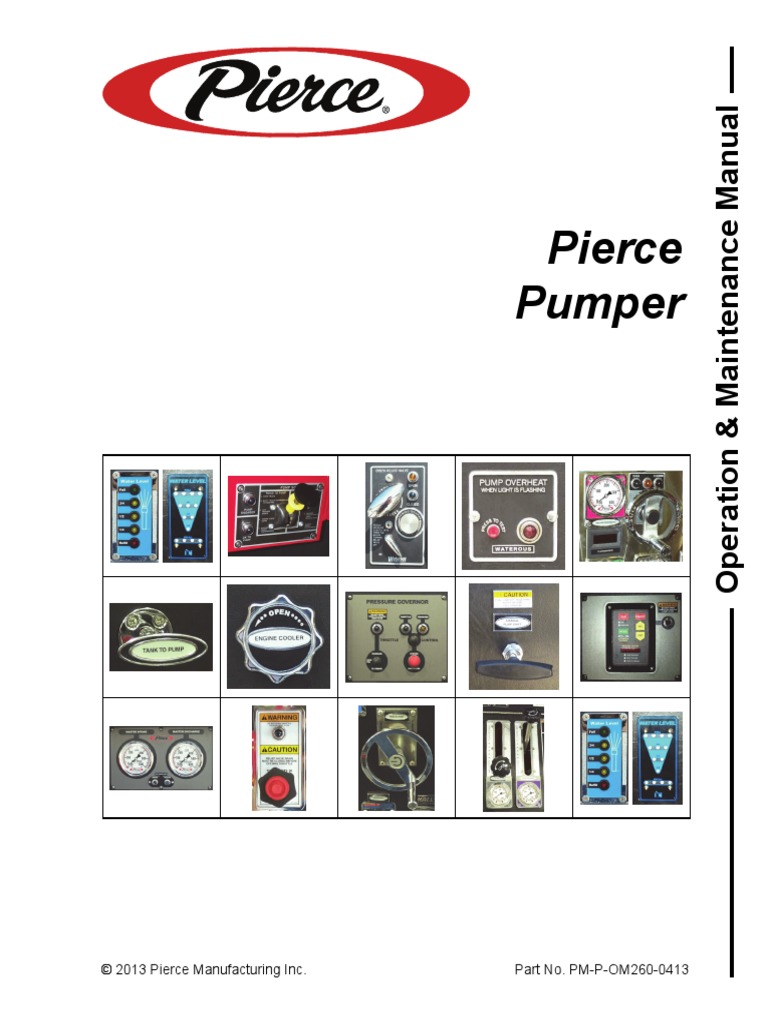 Pierce Pumper | PDF | Transmission (Mechanics) | Fire Engine