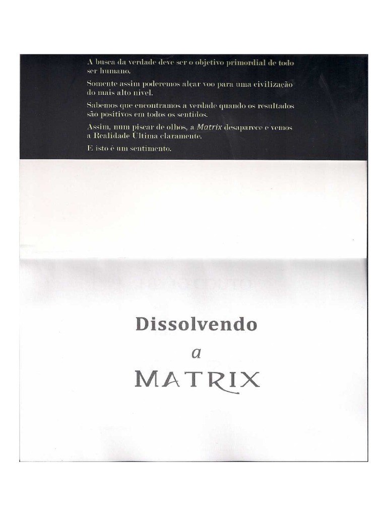HC - Dissolvendo A Matrix | PDF