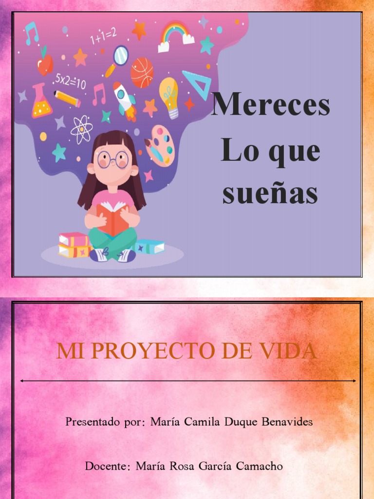 Proyecto de Vida de María Camila Duque | PDF | Moralidad | Iglesia Católica