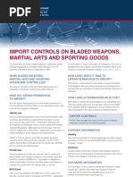 Singapore Prohibited Items List | PDF | Gun | Knife