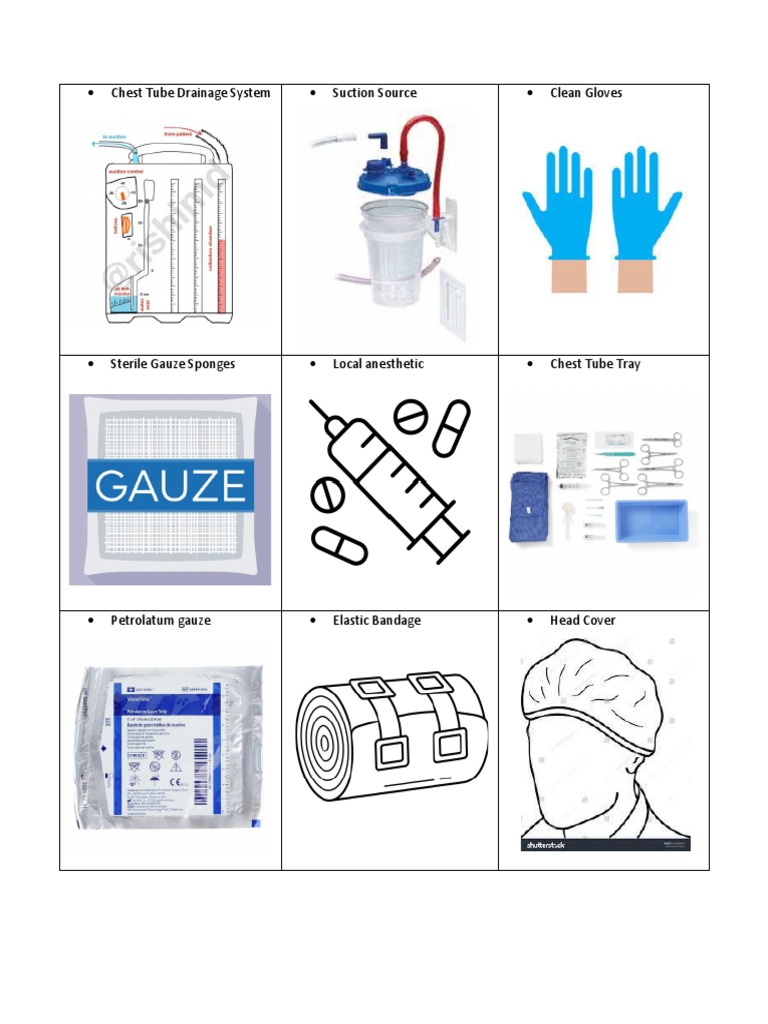 Chest Tube Care | PDF