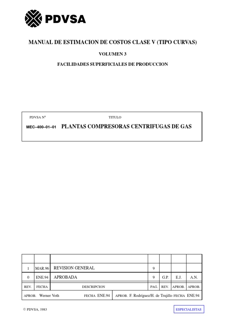 Plantas Compresoras de Gas MEC-400 | PDF | Gases | Agua
