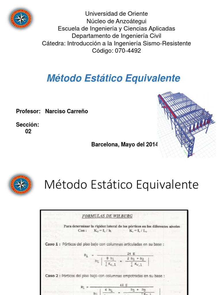 Estático Equivalente Ejercicio | PDF
