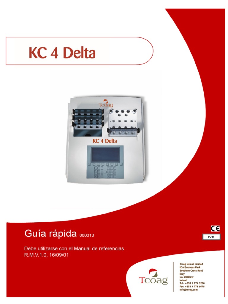 Guía Rápida del KC4 Delta | PDF | Fluidos corporales | Tejido (biología)