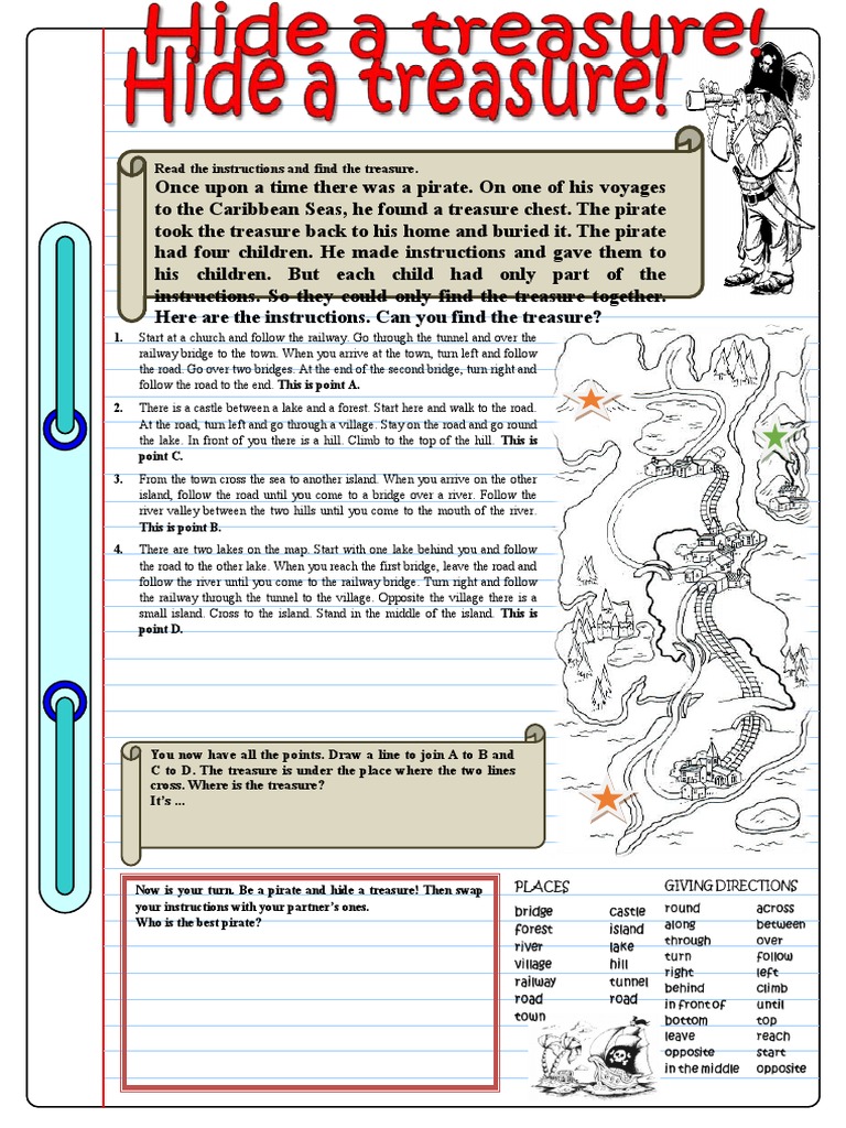 Read The Instructions and Find The Treasure | PDF