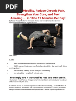 McGill Big 3 Core Exercises | PDF | Musculoskeletal System