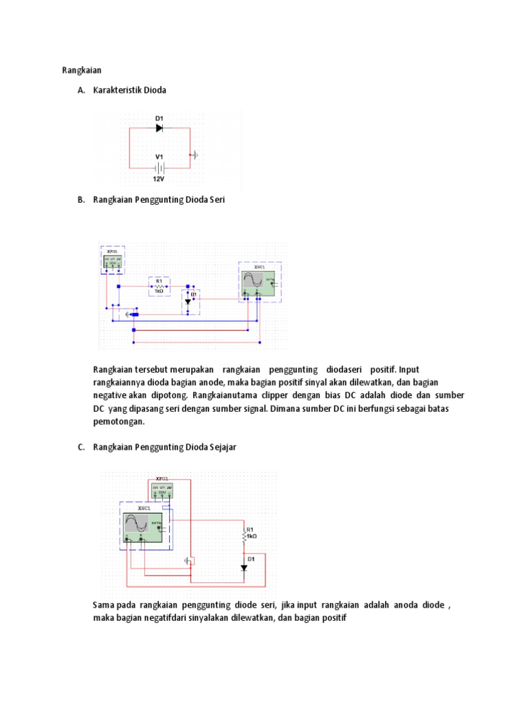 Rangkaian Dioda dan Fungsinya | PDF