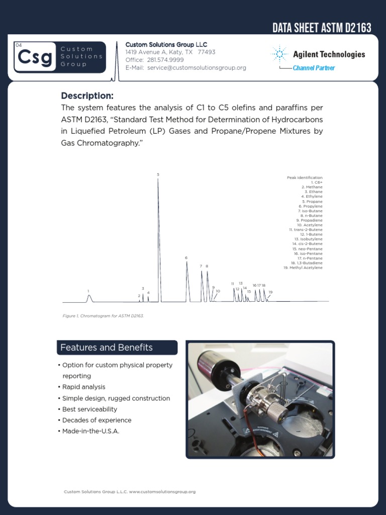 Data Sheet ASTM D2163 | PDF | Fuels | Hydrocarbons