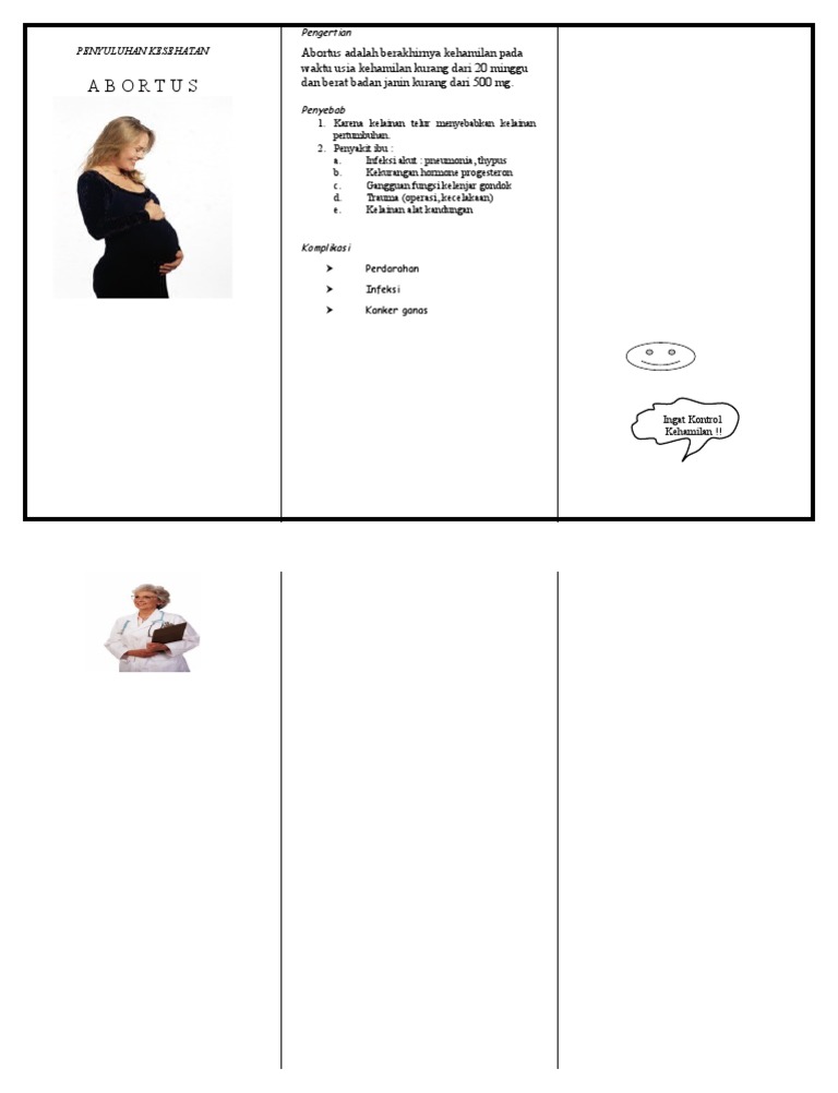 Leaflet Abortus | PDF