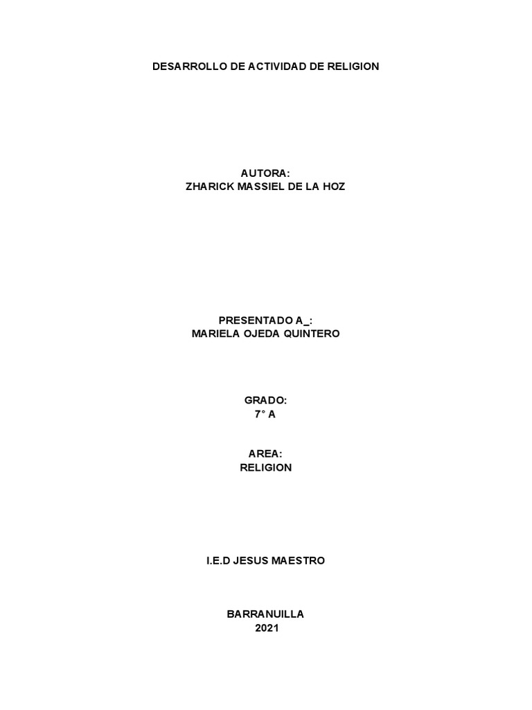 Significado de Hoz y Zharick en la Biblia | PDF | Biblia | Dios