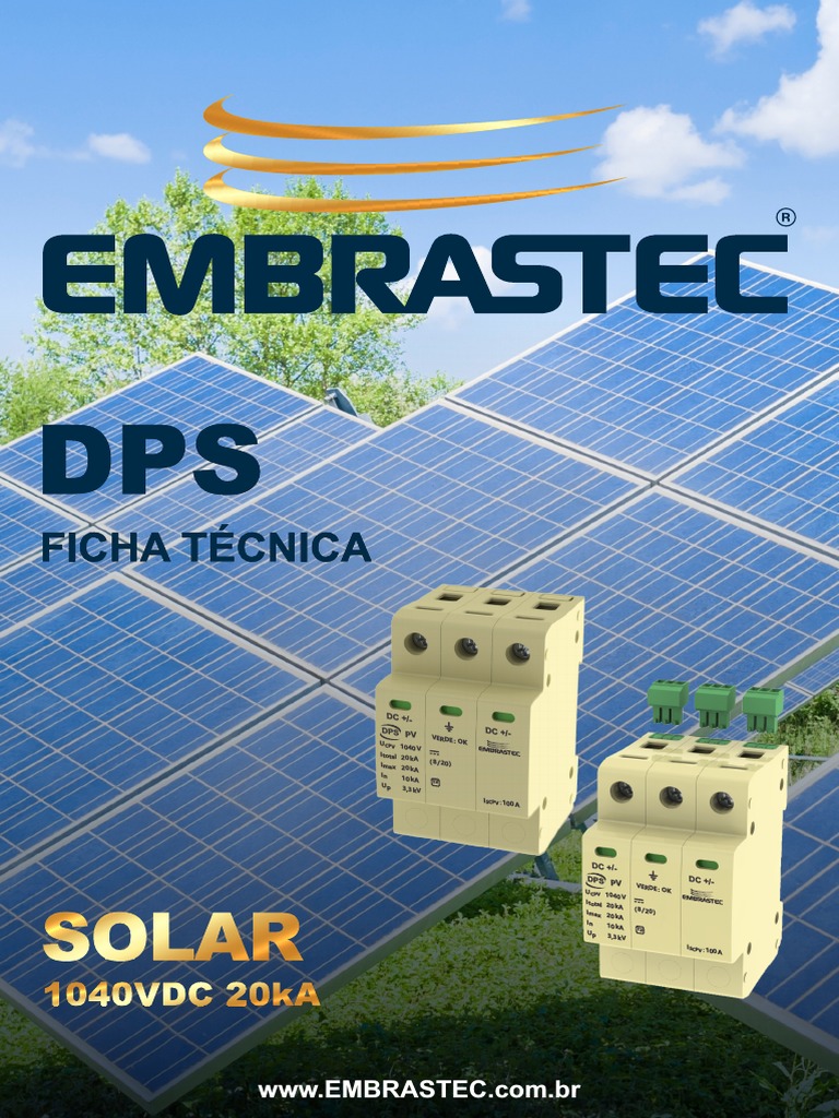 E130.1040.020.x - Dps Solar 1mppt 1040vdc 20ka - Definitivo | PDF ...