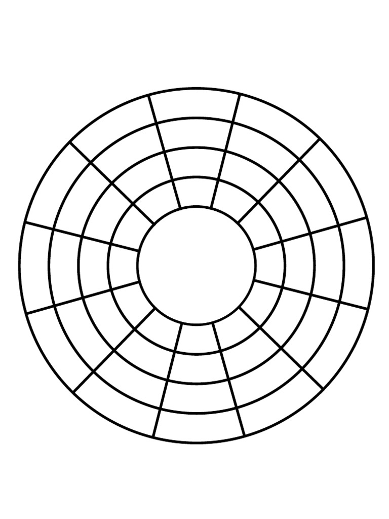 Plantillas Circulos para Imprimir | PDF | Visión | Los símbolos